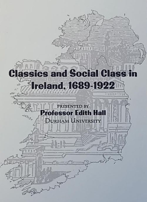 UCD Classical Society Inaugural Lecture – Access Classics